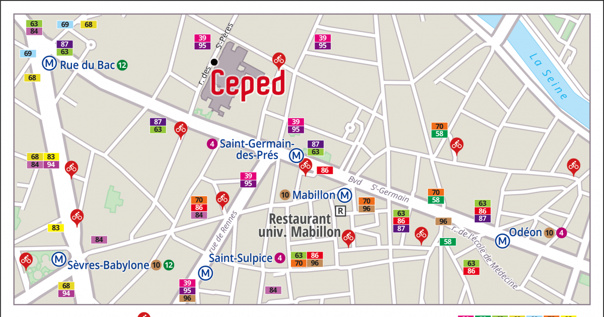 Contact, adresse et plan - Ceped